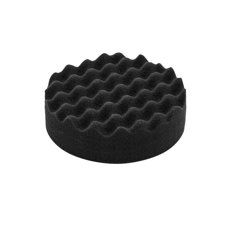 Hook and Loop Soft Black Waffle Foam Pad Buffer Sponge - Set of 3 Piec ...
