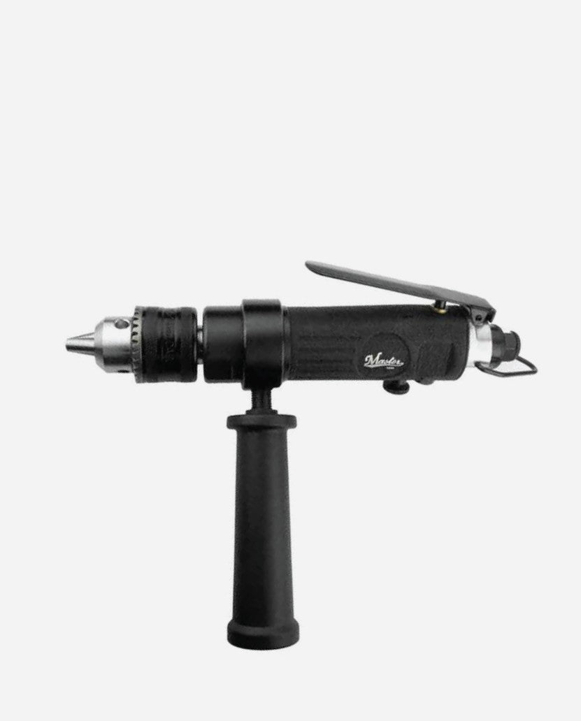 Industrial 1/2" Straight Air Drill Reversible with a Side Handle ...